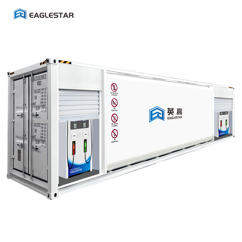 Dual-island Fuel Skid Mounted Gas Station - www.eaglestarenergy.com